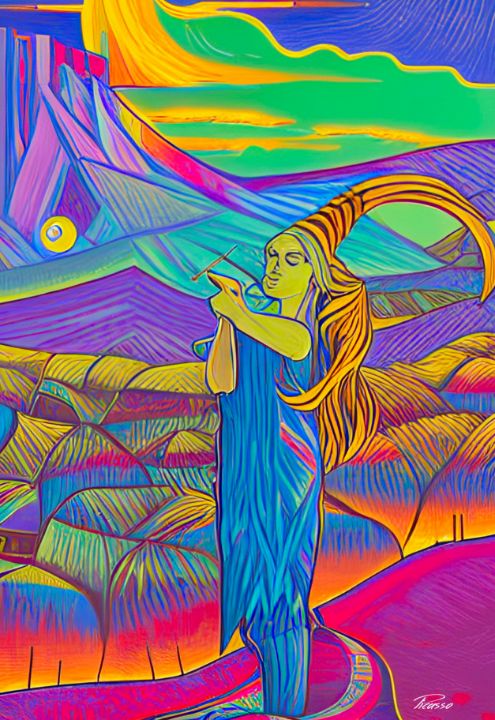 Discordia Abstract 029 Print - Grim Picasso Fine Art Gallery ...