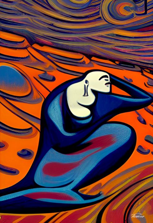 Discordia Abstract 032 Print - Grim Picasso Fine Art Gallery ...