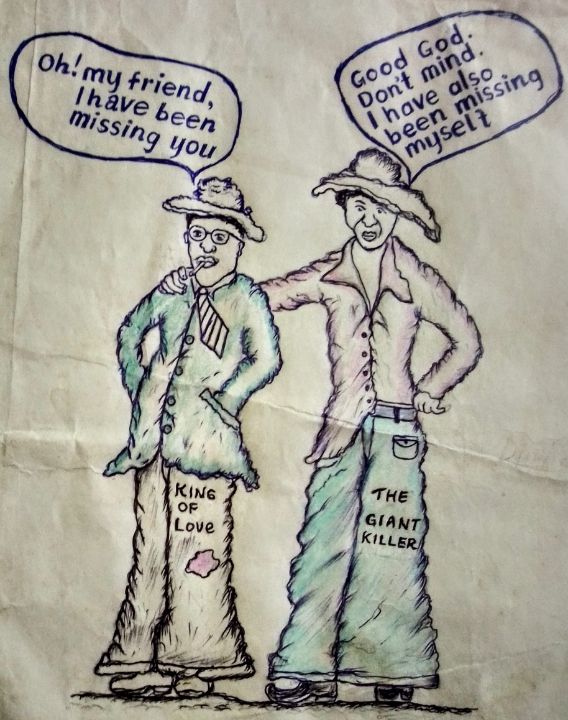 The Two Funny Comrades - Syomuti Arts - Drawings & Illustration, Humor ...