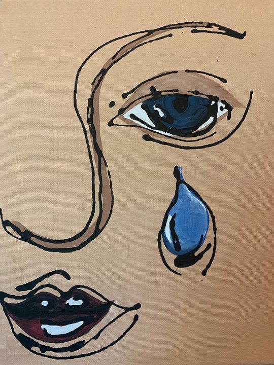 happy tears - maureen thompson - Paintings & Prints, Abstract ...