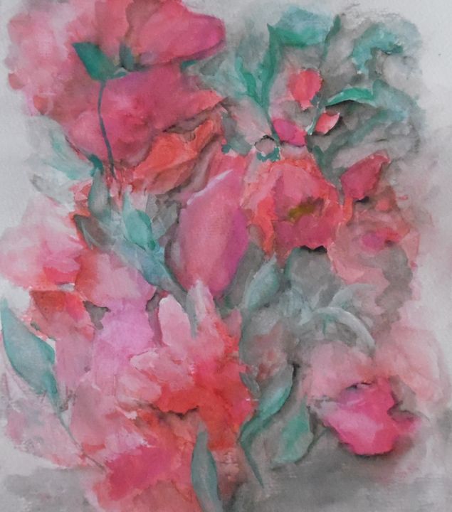 la fleur - maureen thompson - Paintings & Prints, Abstract, Other ...