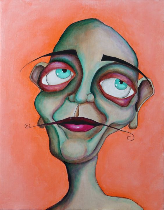 I'm ok - maureen thompson - Paintings & Prints, Abstract, Figurative - ArtPal