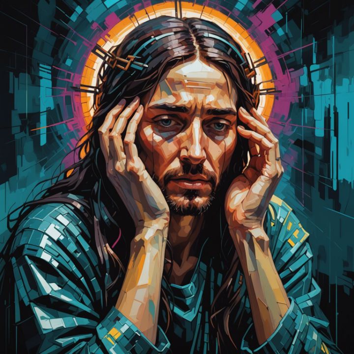 He is the Way - Colors of Faith - Paintings & Prints, Religion ...