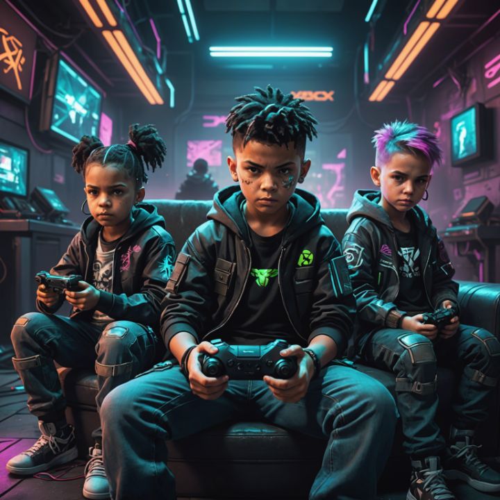 Battle of the Xbox - Colors of Faith - Paintings & Prints, Childrens ...