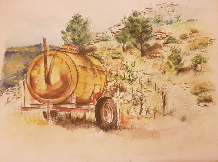 Citerne dans les Causses - Bruno Benoit-Janin - Paintings & Prints ...