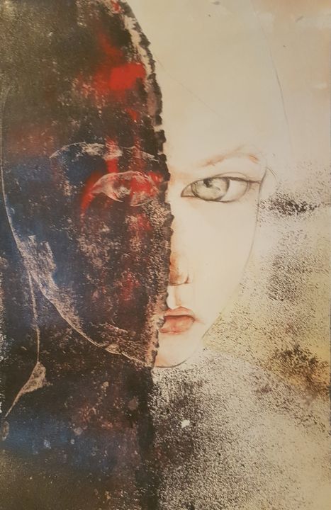 Double visage - Bruno Benoit-Janin - Paintings & Prints, People ...