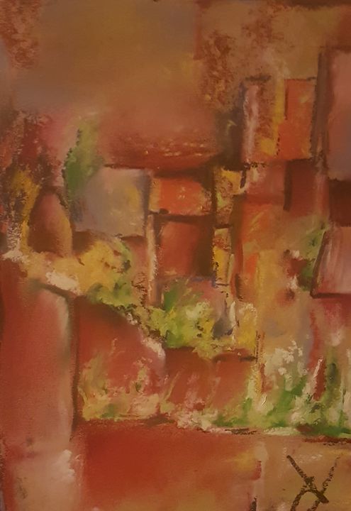 Village - Bruno Benoit-Janin - Drawings & Illustration, Landscapes ...