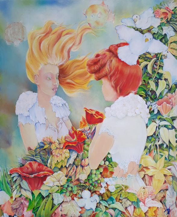 The other me - Bruno Benoit-Janin - Paintings & Prints, Fantasy ...