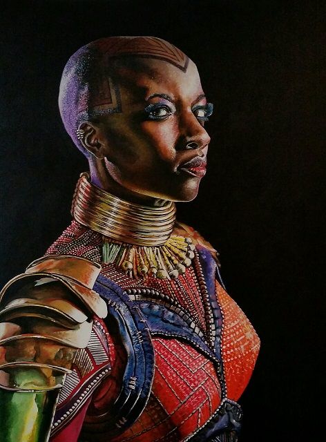 Okoye - Mark Pacich Art, LLC - Paintings & Prints, Entertainment ...