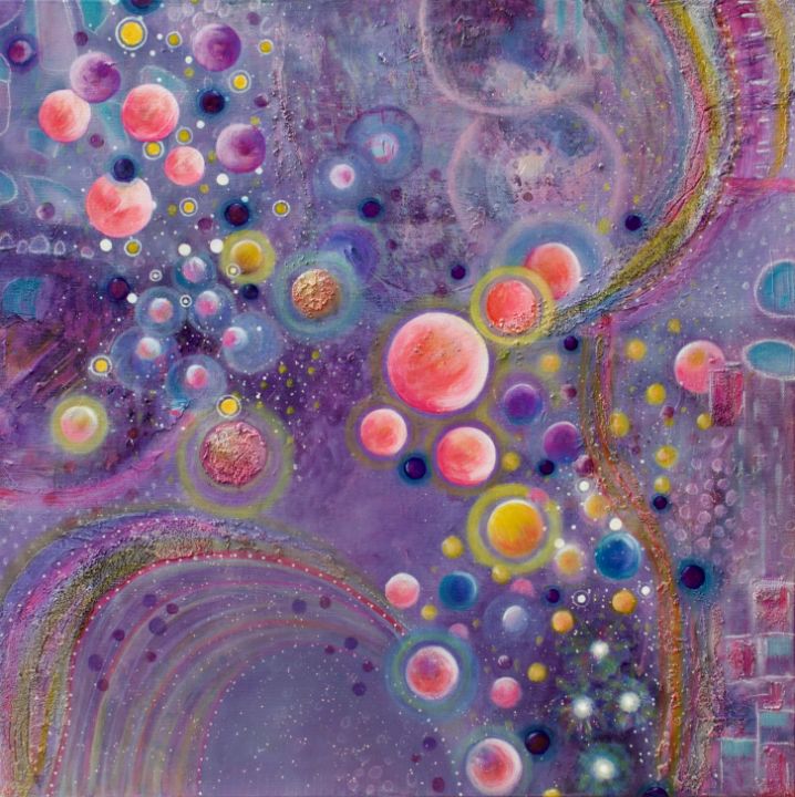 Rhapsody - Lydia Beker Art - Paintings & Prints, Abstract, Organic - ArtPal