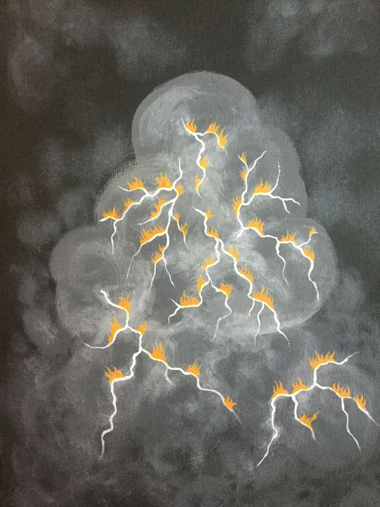 The Flaming Lightning - Love Given - Paintings & Prints, Religion ...