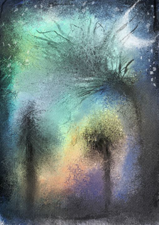 Dream Trees - DigitalRiddle - Digital Art & AI, Abstract, Landscape ...