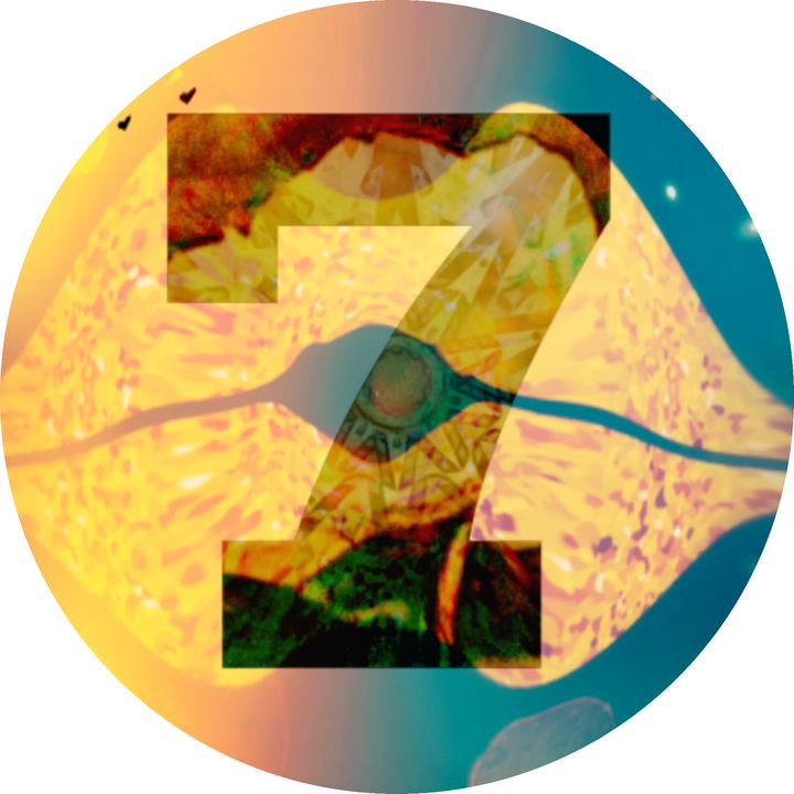 Number 7 digital painting - Visual unique art - Digital Art & AI ...