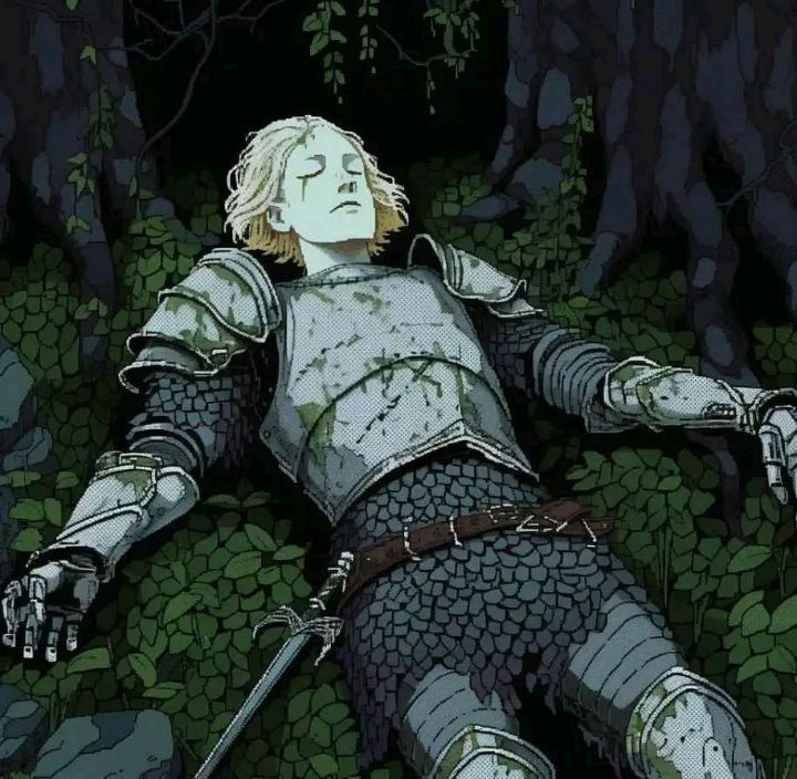 The knight rests in the forest - David Burfield - Drawings ...