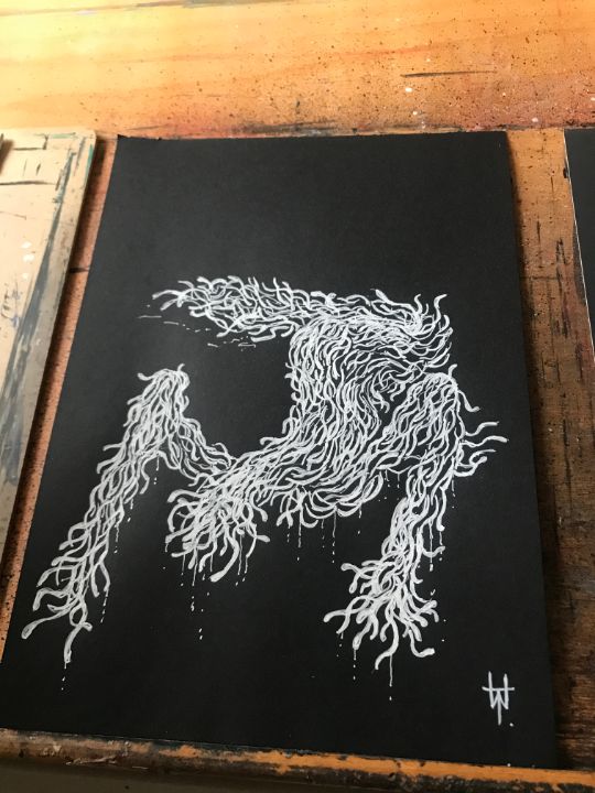 Dark Souls Corpse Grub Art - Original Horror Art By Wayne Tully ...