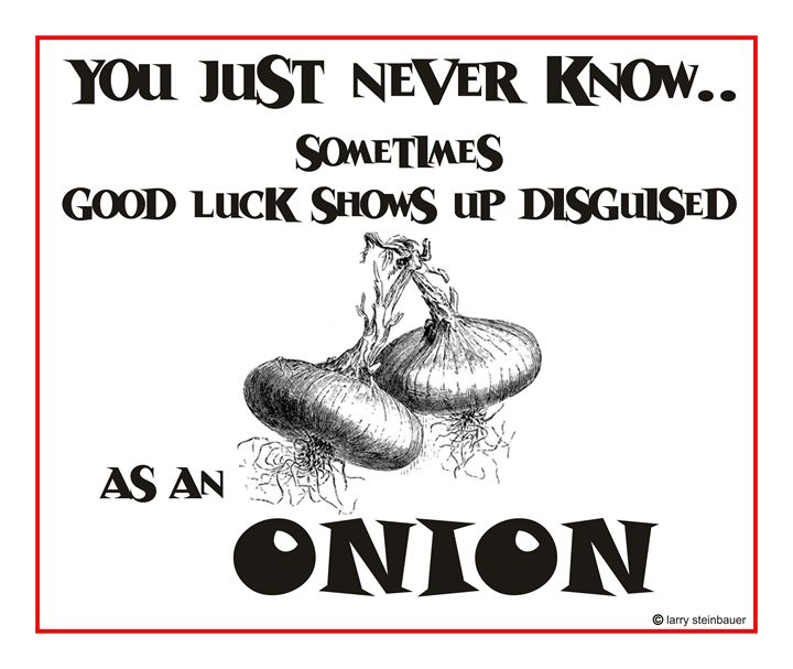 ONION - LARRY STEINBAUER - Digital Art, Humor & Satire, Signs & Sayings ...