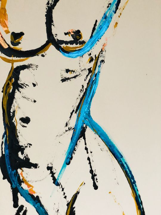 Woman - Milart - Paintings & Prints, Abstract, Figurative - ArtPal