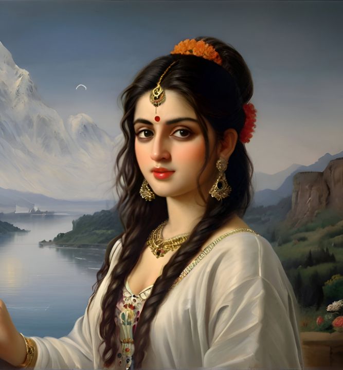 The most beautiful girl - Fine art - Paintings & Prints, People ...