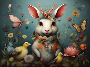 Whimsical Animals Collection - Fine art - Paintings & Prints, Animals ...