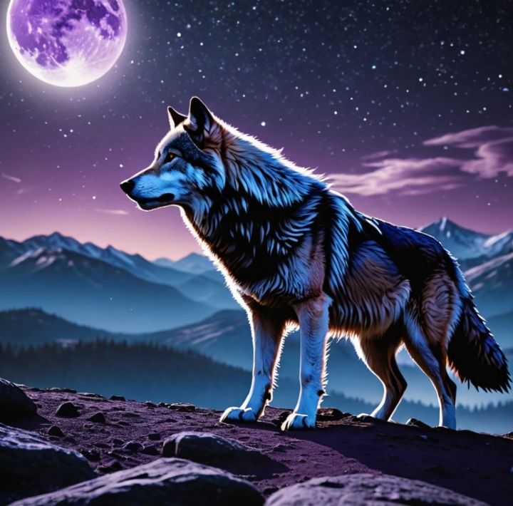 Alpha wolf - Inspired creations - Digital Art & AI, Childrens Art ...