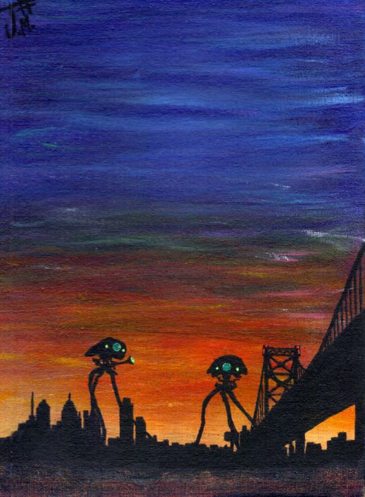 Alien Invasion pt. Deux - evaporationBoy (J.M.#) - Paintings & Prints ...