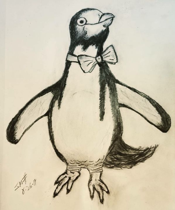 Fancy Penguin - evaporationBoy (J.M.#) - Drawings & Illustration ...