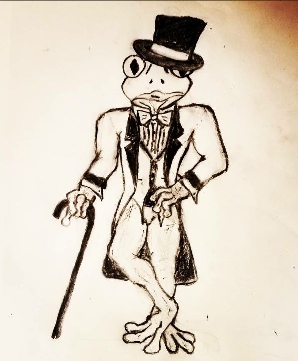 Fancy Frog II - evaporationBoy (J.M.#) - Drawings & Illustration ...