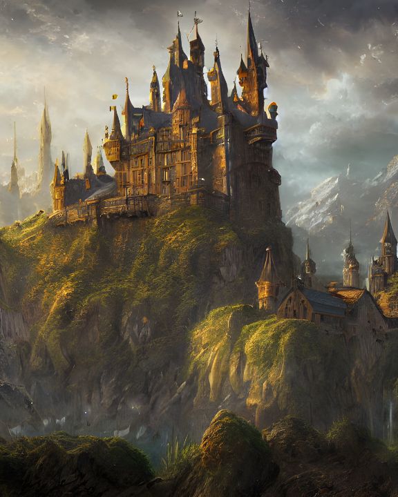 Brownstone Castle - plainhavoc - Digital Art & AI, Fantasy & Mythology ...