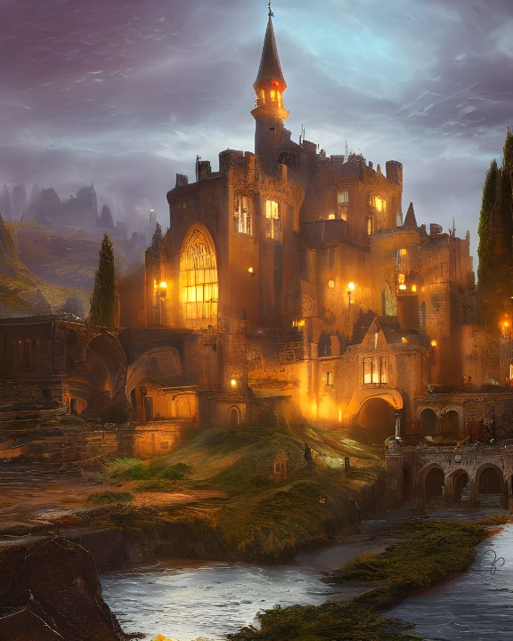 Castle Ruin Restoration - plainhavoc - Digital Art & AI, Fantasy ...