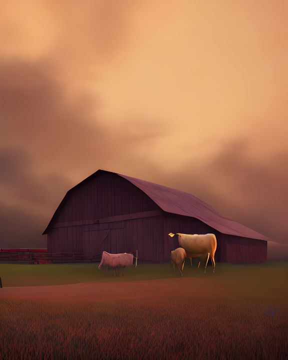 A Cubic Farm - plainhavoc - Digital Art & AI, Buildings & Architecture ...