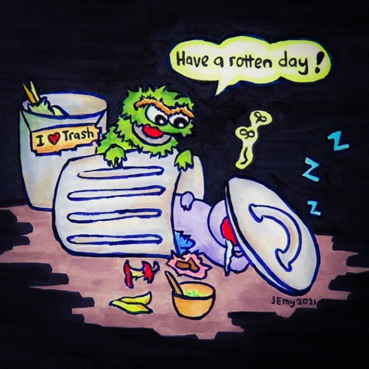 HAVE A ROTTEN DAY - JEMY - Drawings & Illustration, Fantasy & Mythology ...