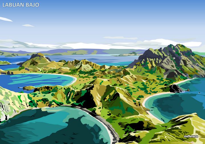 Labuan Bajo Arts - steffenarts - Digital Art & AI, Places & Travel ...