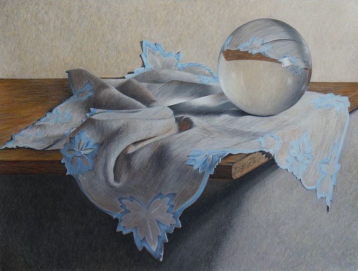 Still Life with Crystal Ball - Heather D Boyd - Drawings & Illustration ...