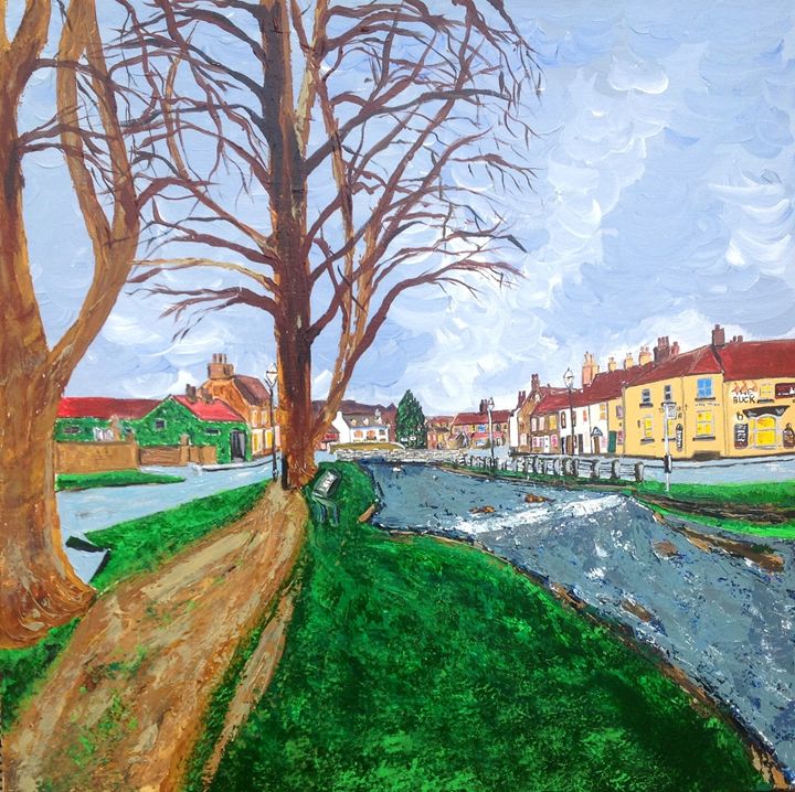 Great Ayton - Mark James - Paintings & Prints, Buildings & Architecture ...