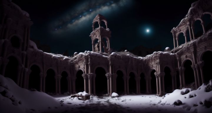 Cold Post-Apocalyptic Baroque Ruins - ShaneSparrowArt - Paintings ...