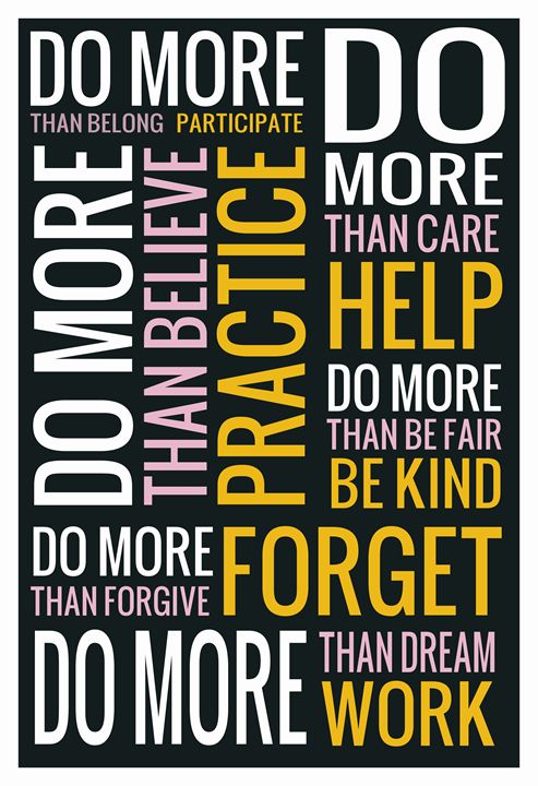 Do More - LeFors Design - Digital Art & AI, Humor & Satire, Signs ...