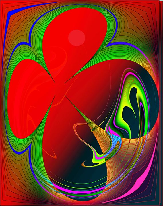 Deep Liberty - Adrien Asselin - Digital Art & AI, Abstract, Geometric ...