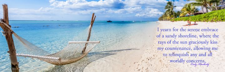 I Yearn for A Sandy Shoreline - Author Lady Kimberly Art Gallery ...