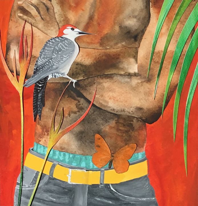 Mr Watchful - Lisa Hendricks - Paintings & Prints, People & Figures ...