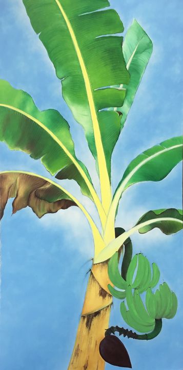 Miami Banana - Lisa Hendricks - Paintings & Prints, Flowers, Plants ...