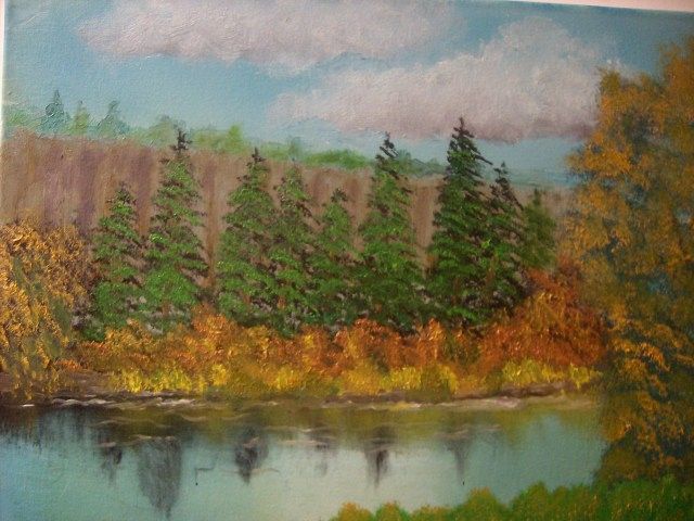 Treeline River - JKHughesPaints - Paintings & Prints, Landscapes ...