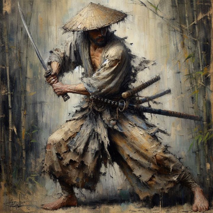 samurai ronin - solanes ai art - Digital Art & AI, People & Figures ...