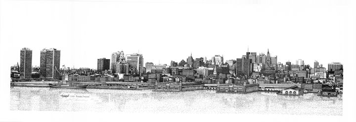 Philadelphia, PA (Rare) - William C Harrison - Paintings & Prints ...