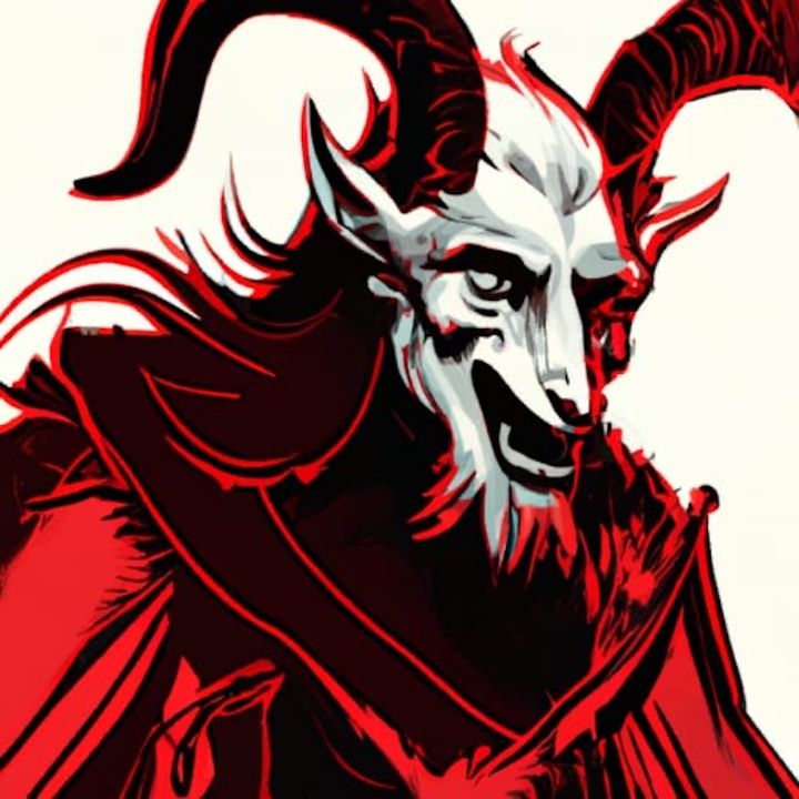 Krampus in Red - Christopher Madsen - Digital Art & AI, Holidays ...