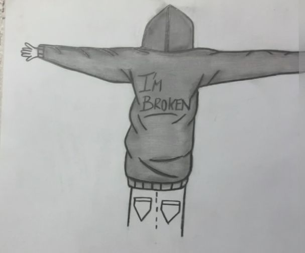 IM BROKEN - Art By Marie - Drawings & Illustration, People & Figures ...