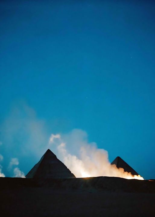 Pyramids on fire - ZayanaArt - Digital Art & AI, Fantasy & Mythology ...