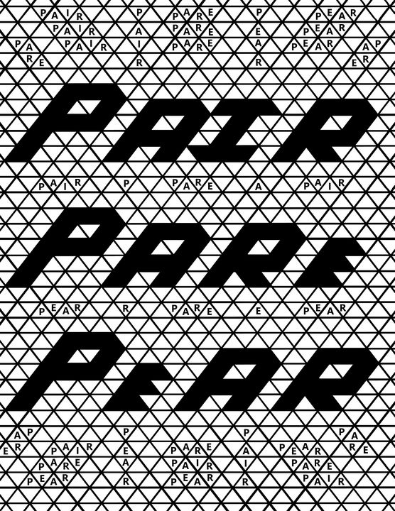 Pair Pare Pear - YSKaw - Digital Art & AI, Abstract, Text - ArtPal