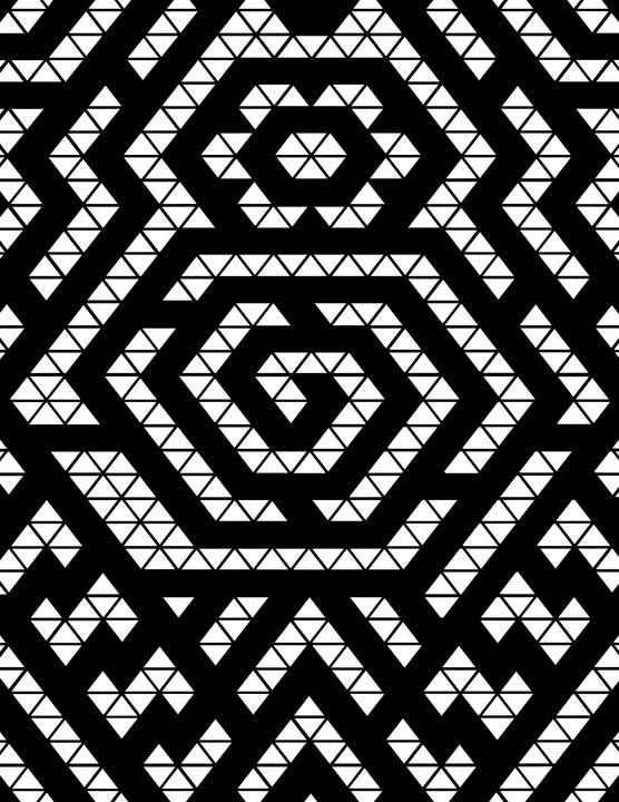 Maze pattern - YSKaw - Digital Art & AI, Abstract, Geometric - ArtPal
