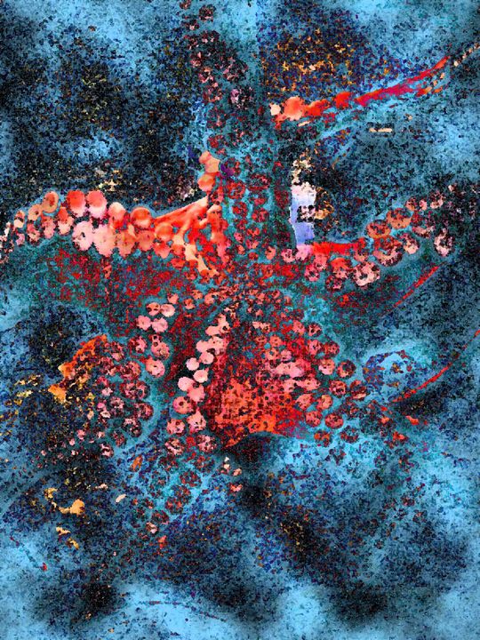 Octopus Escape - ArtByJairus - Digital Art & AI, Animals, Birds, & Fish ...