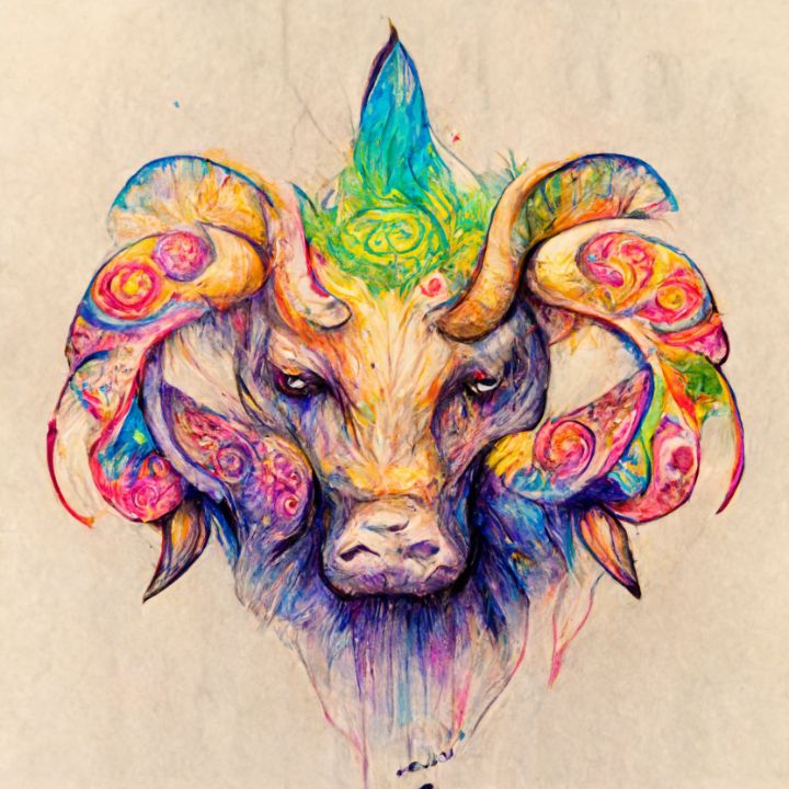 Magical bull - Kabynkis - Digital Art, Animals, Birds, & Fish, Farm ...